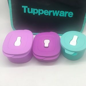 Tupperware | Kitchen | Tupperware Micro Flash Click Set 3 Pc | Poshmark
